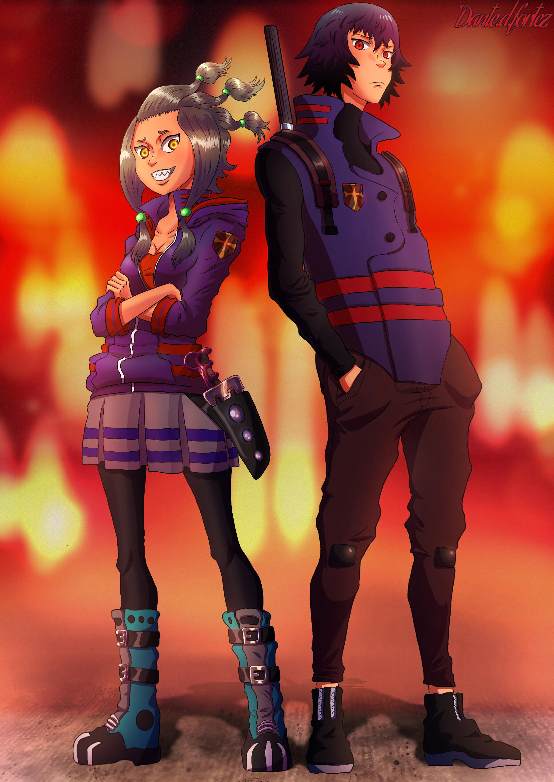 ArtStation - Zelma and Ryuto