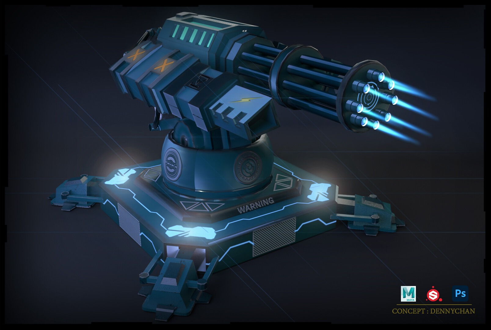 ArtStation - Turret 3D Model