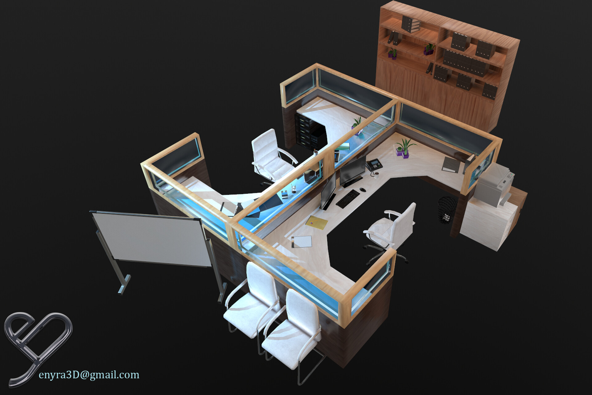 ArtStation - Modular Office Assets