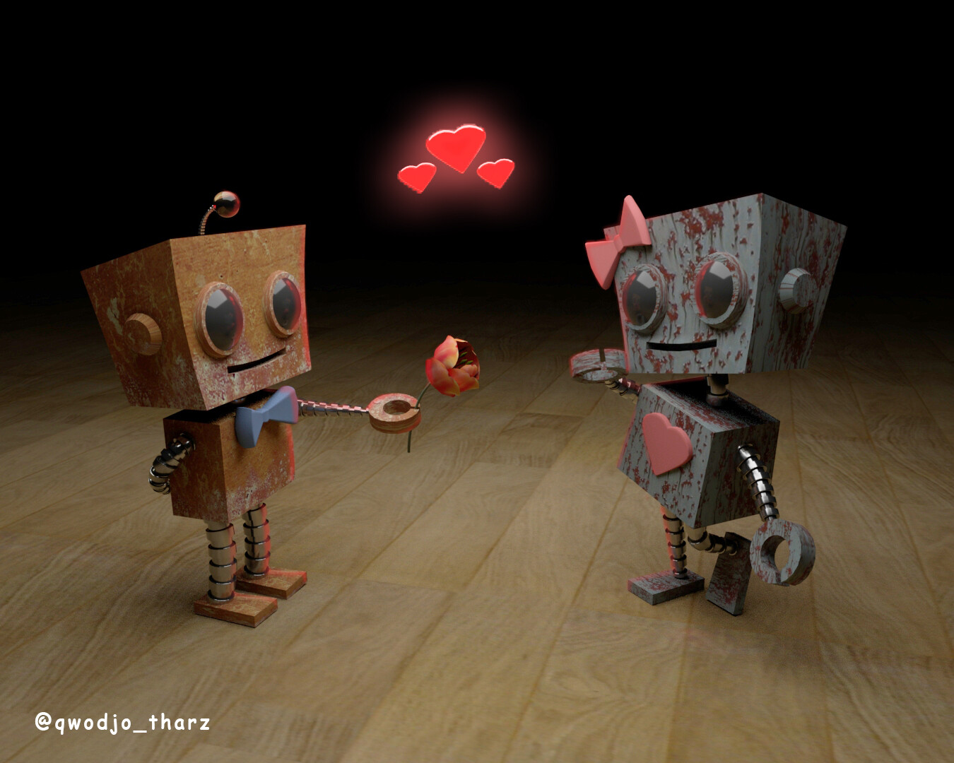 ArtStation - Robo Love (Low Poly)