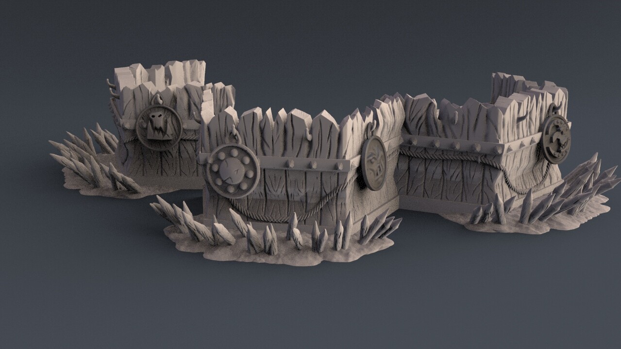 ArtStation - Orcs Village