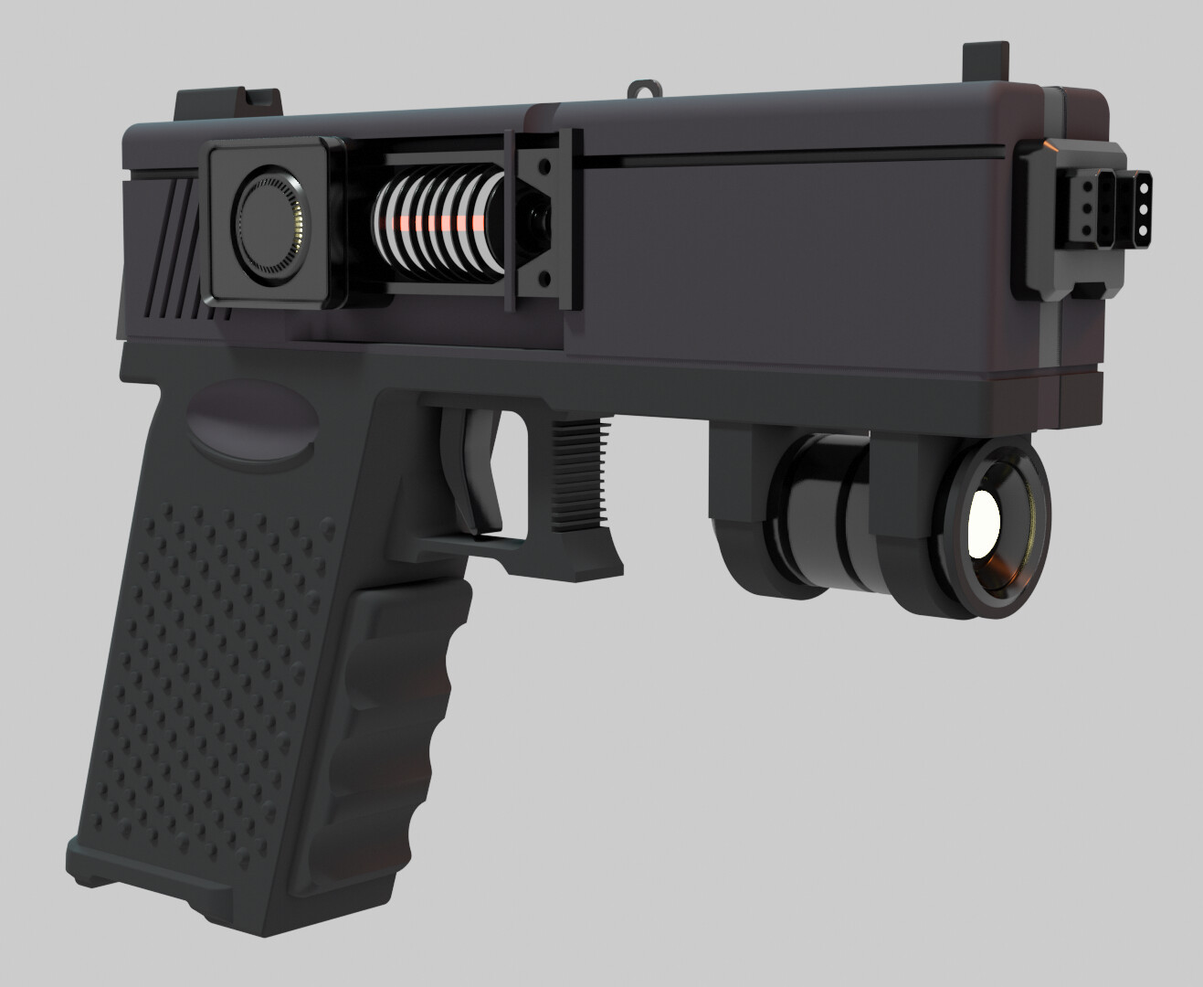 ArtStation - Cyberpunk Glock Concept