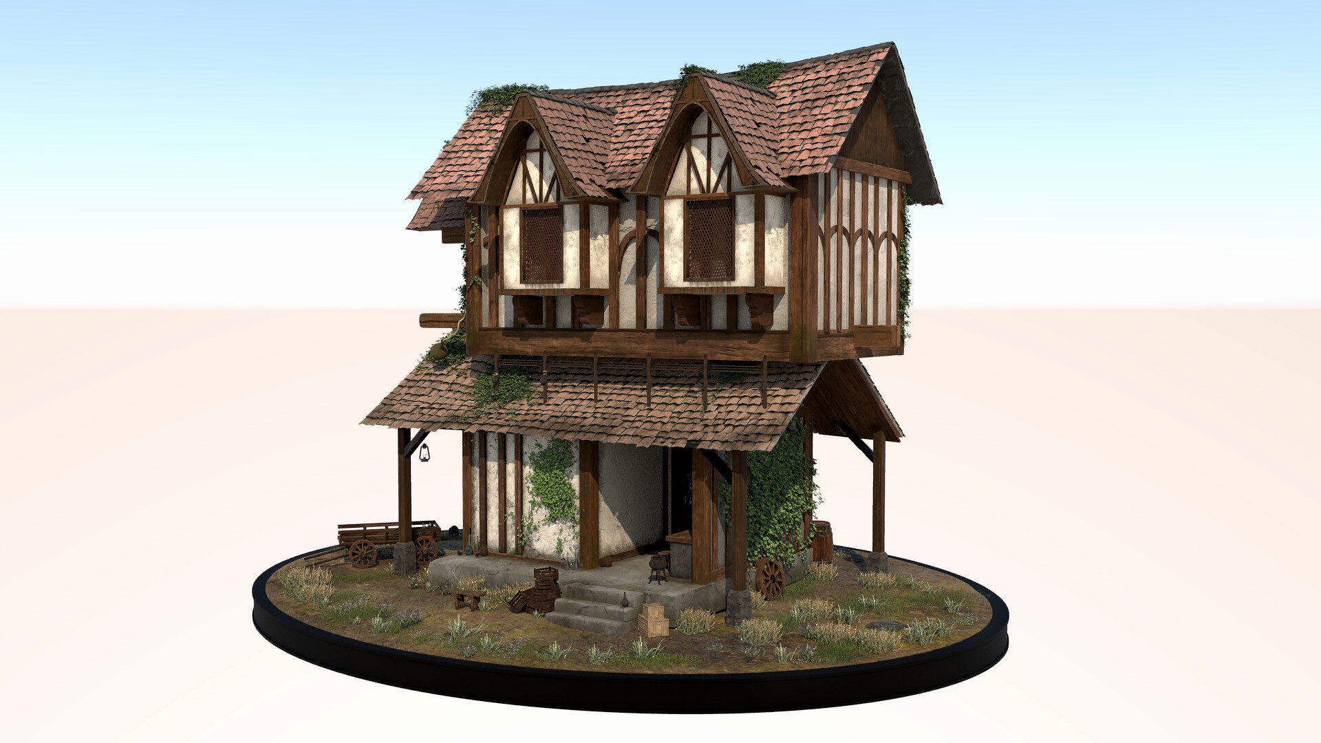 ArtStation - Medieval 3d Environment Model