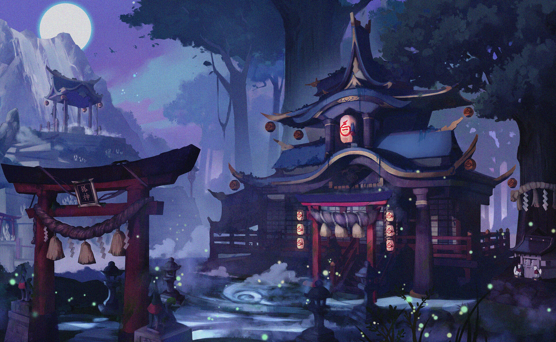 ArtStation - Abandoned Fox Shrine