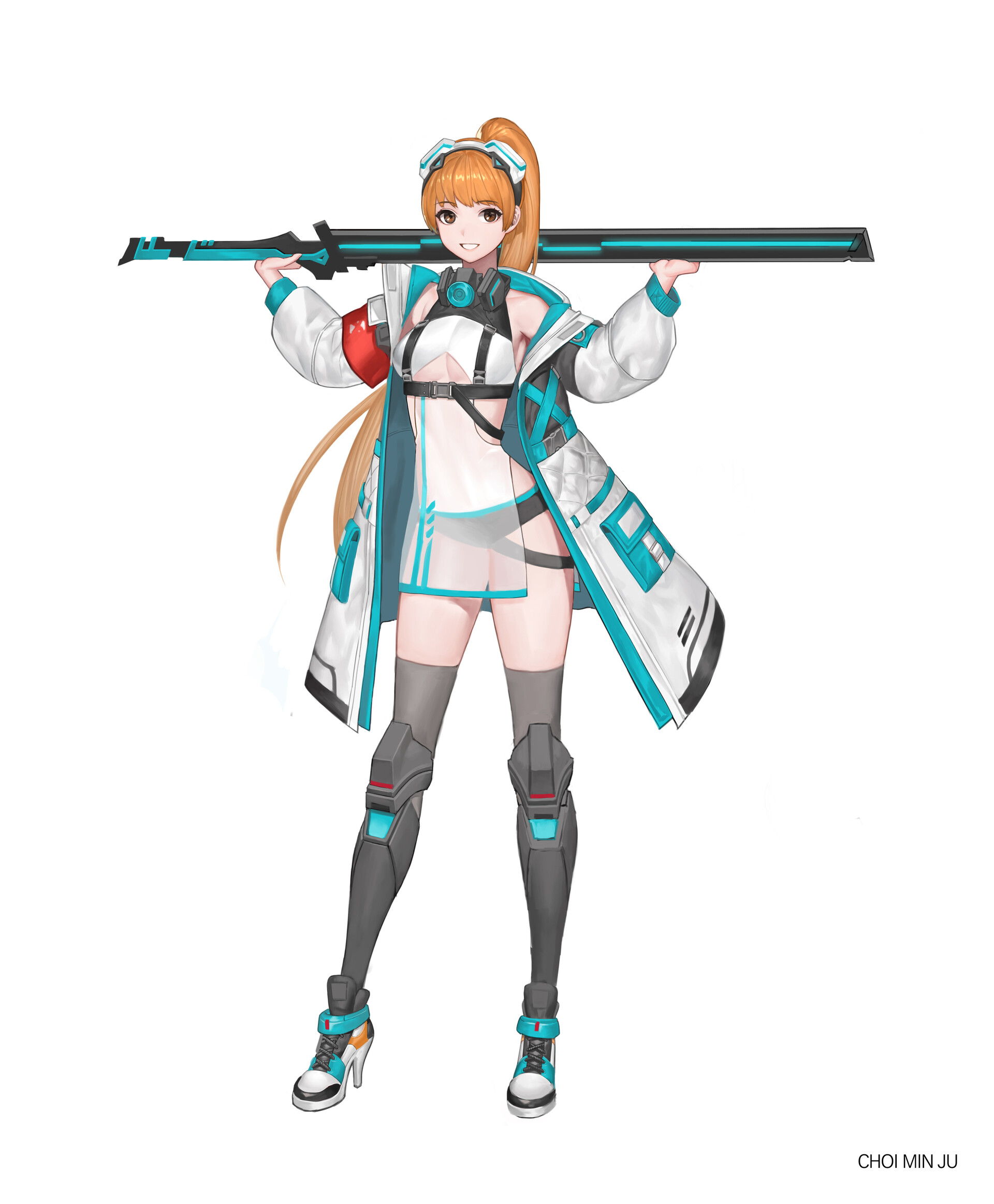 ArtStation - SF girl