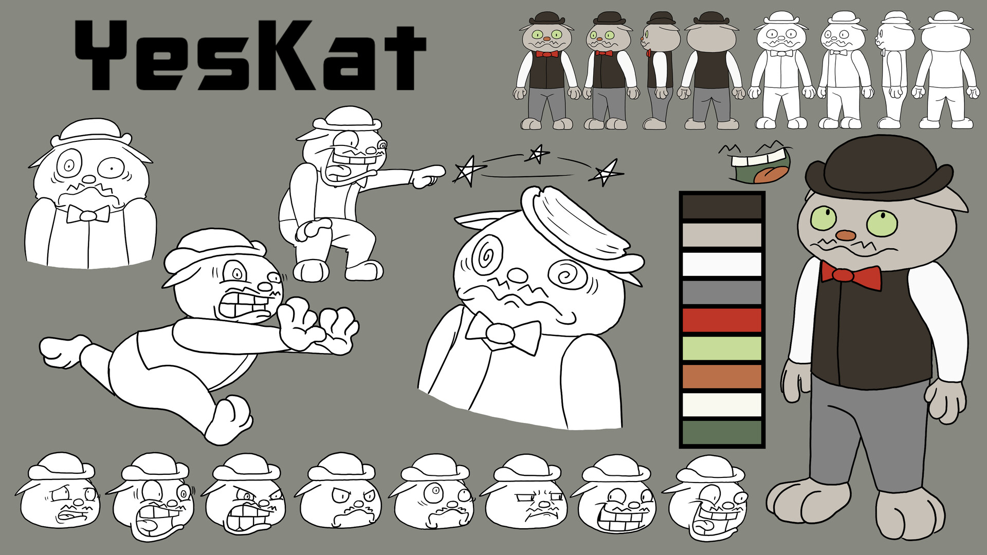 ArtStation - YesKat Character Sheet