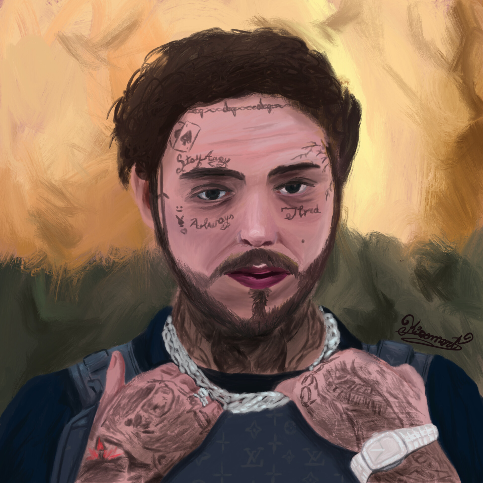 ArtStation - Post Malone.