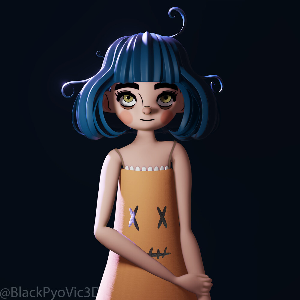 Vic Jácome - Zoe and Kigu 3D Fanart