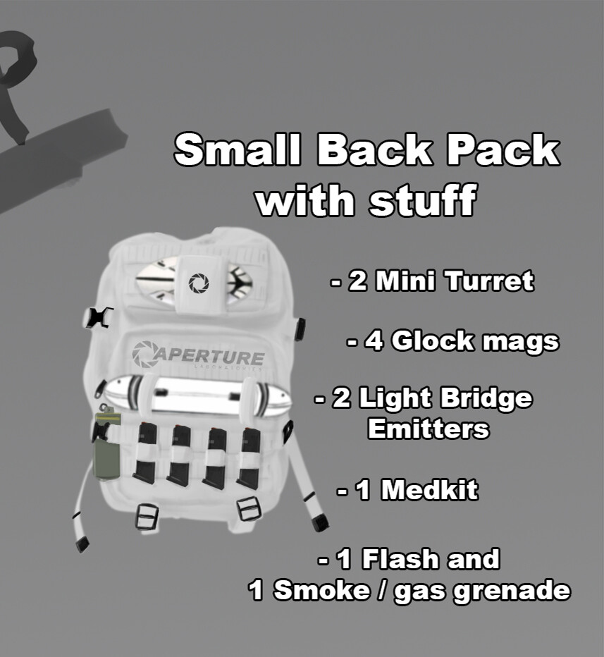 Aperture Science Backpack