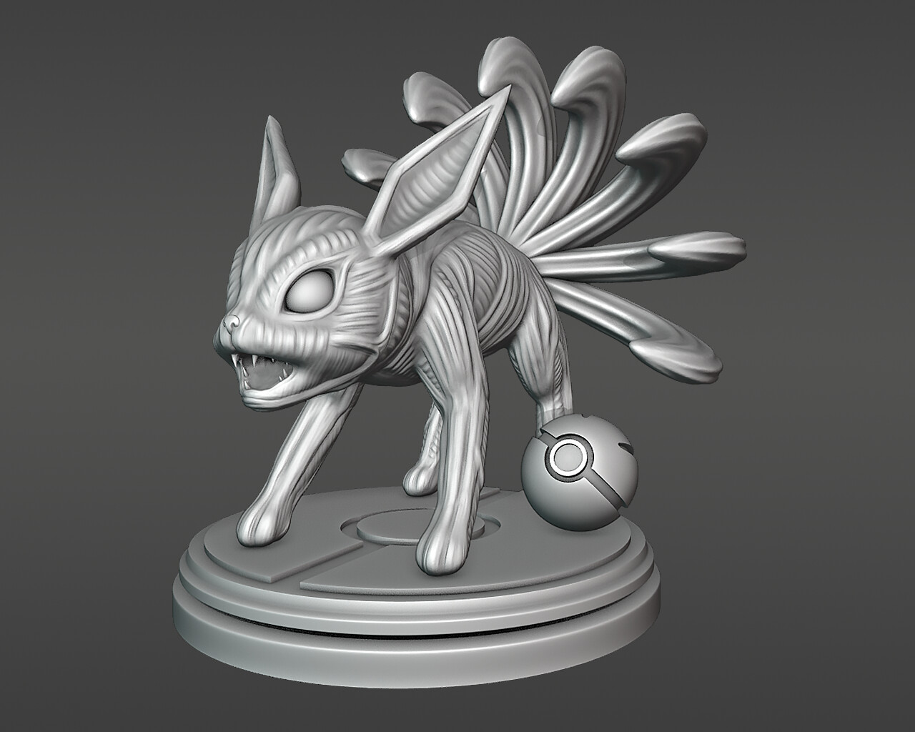 ArtStation - Kitsune Pokemon fox