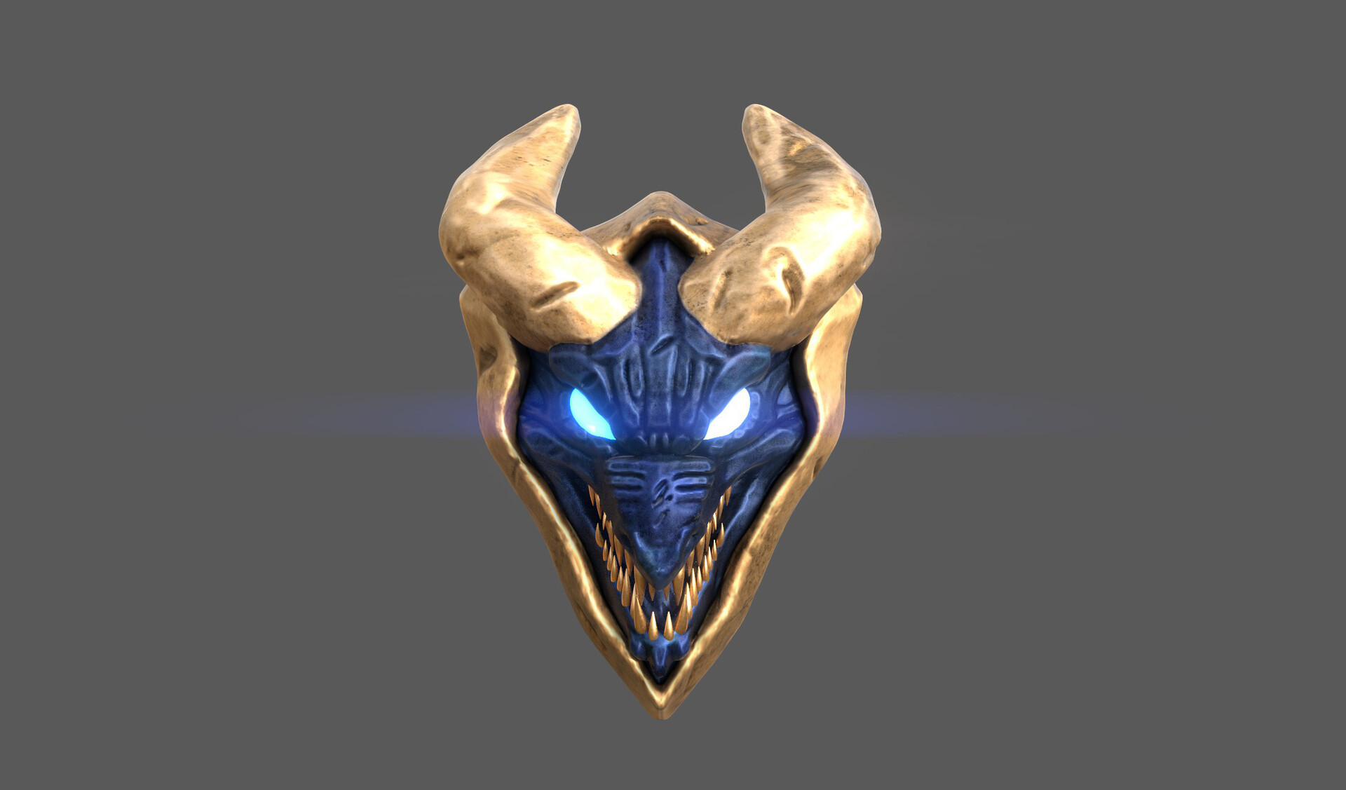 ArtStation - Dragon Oni Shield