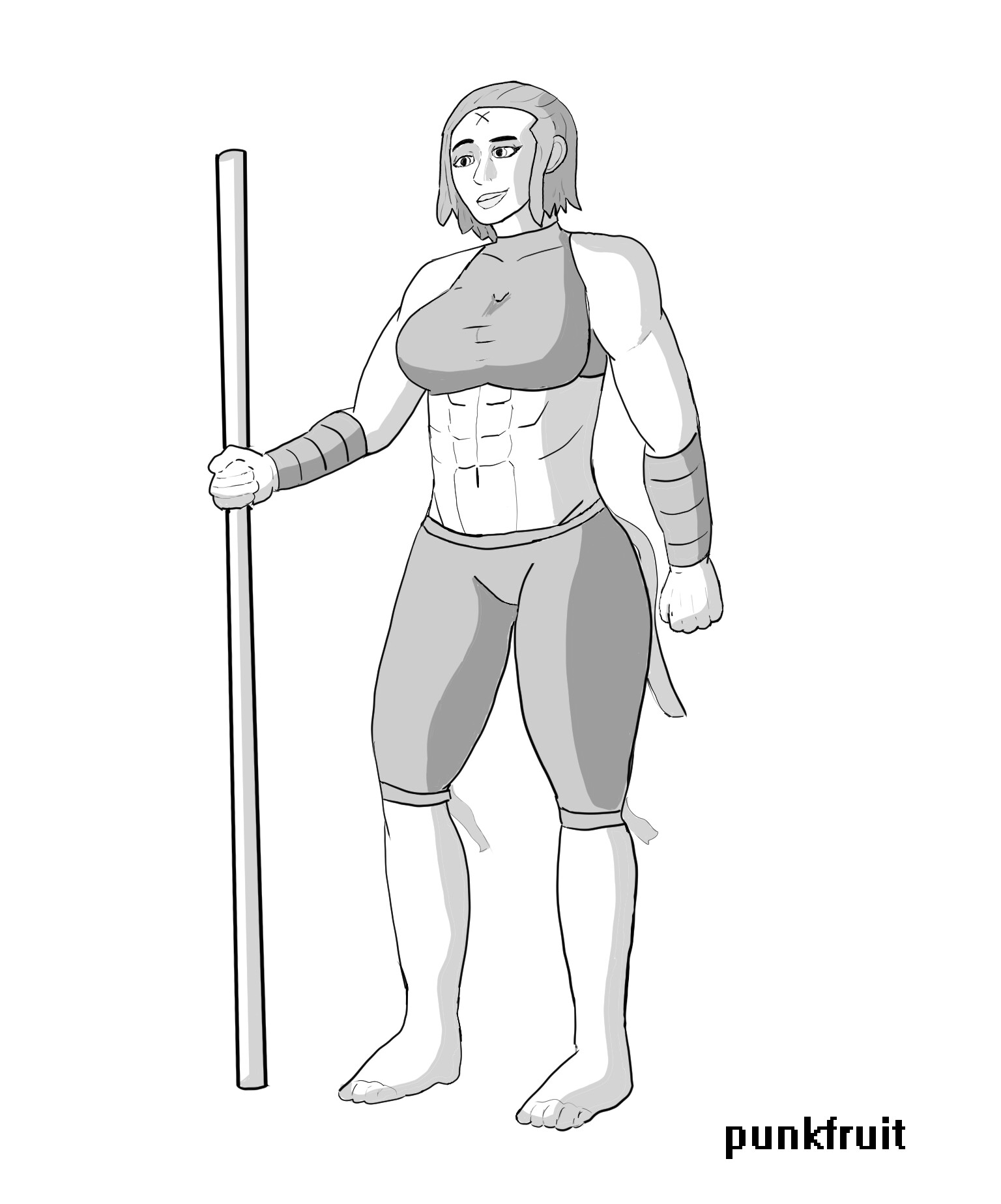 ArtStation - muscle wife