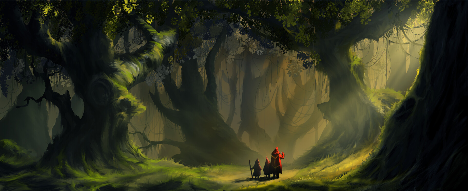 ArtStation - Enchanted Forest - Study