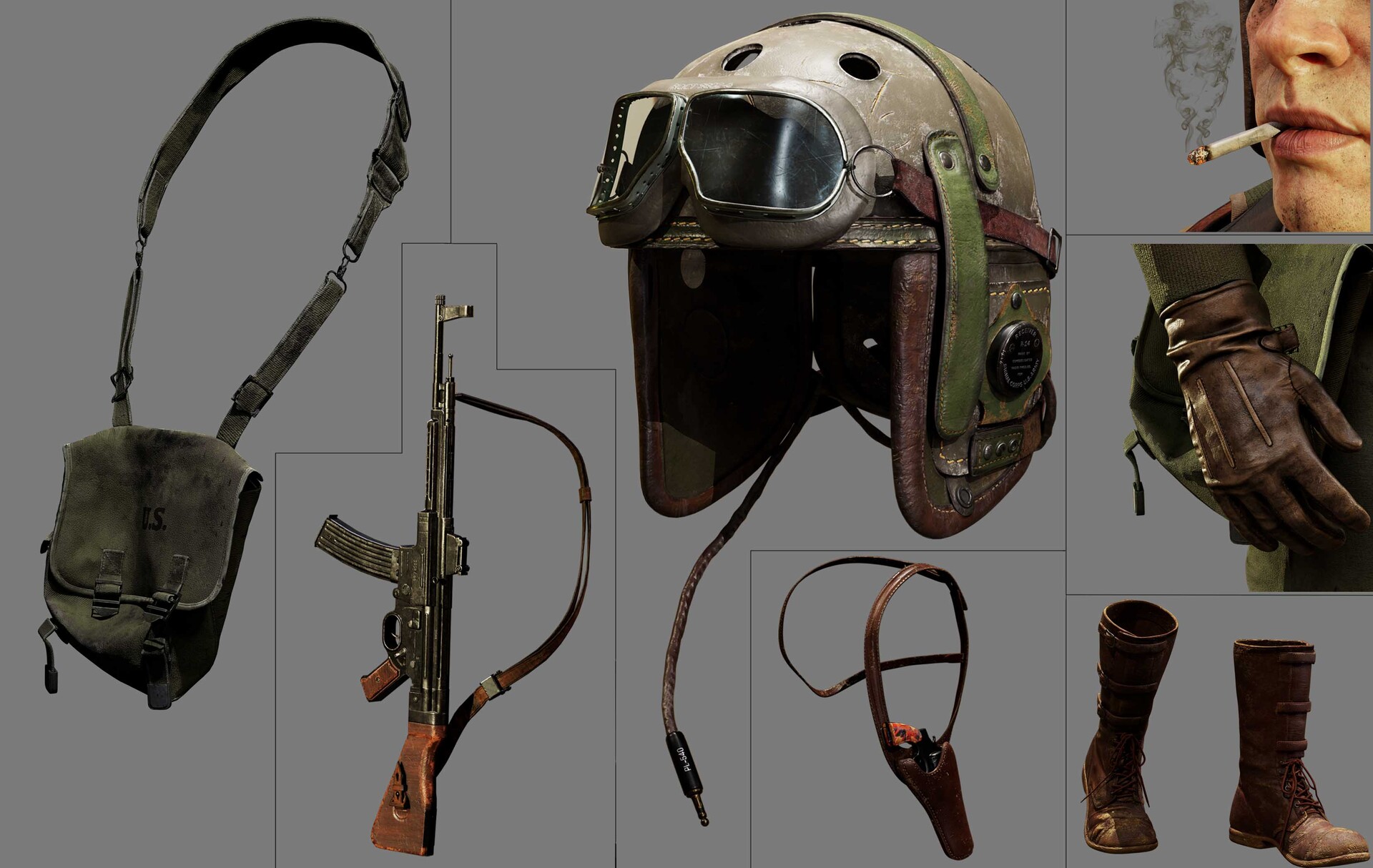 Euihoon Jung - WW2 US Soldier (Fury) Fan art