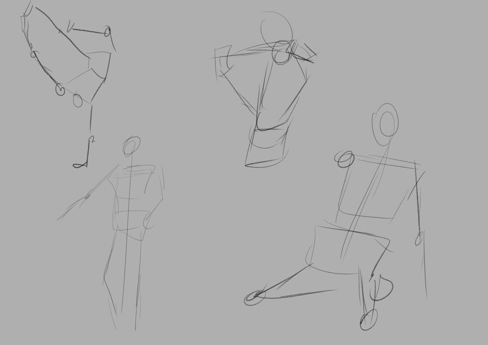 ArtStation - Gesture studies