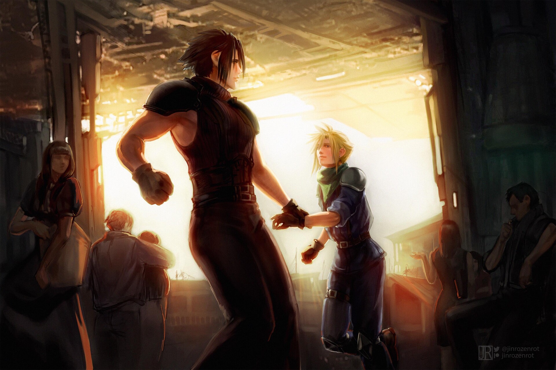 ArtStation - ffvii fanart
