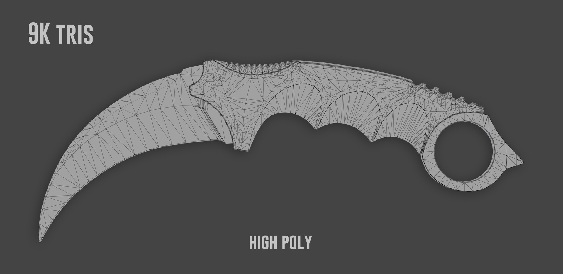 Alba Vidal - Karambit knife (Hard surface model)