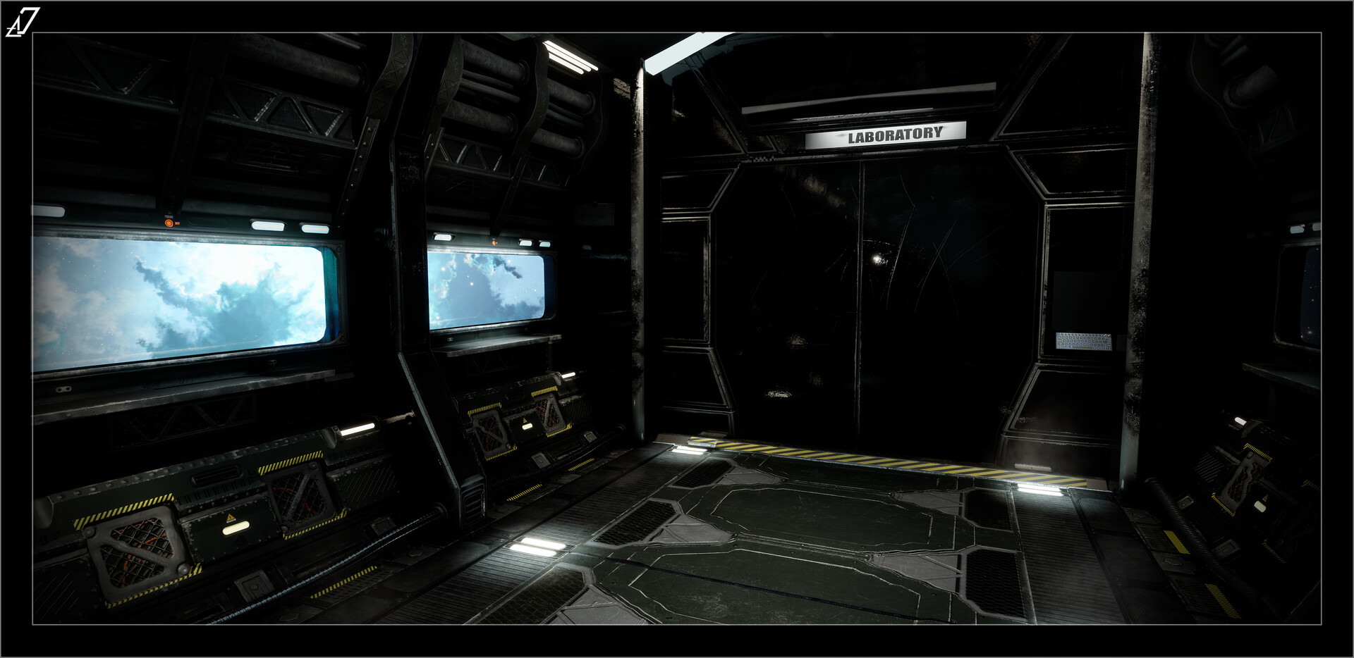 Alexander Dahlem - Sci-Fi corridor