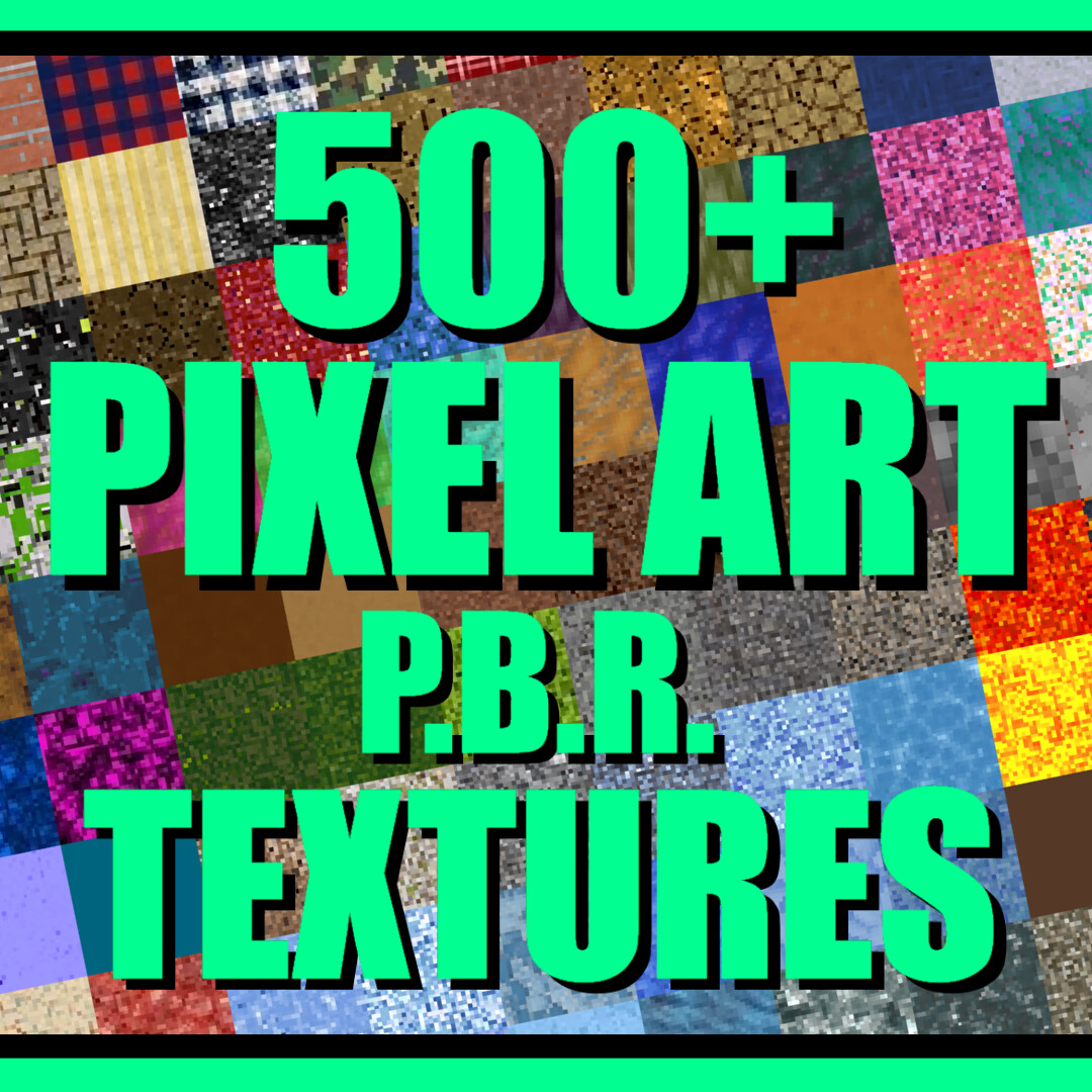 ArtStation - Pixel Art PBR Textures Bundle