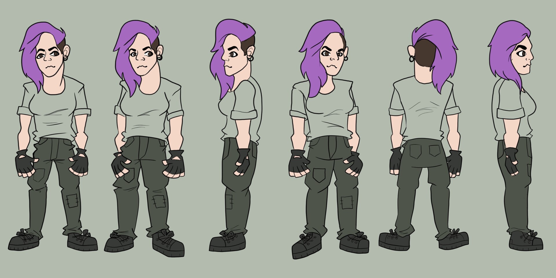 ArtStation - Character Model Sheet 2