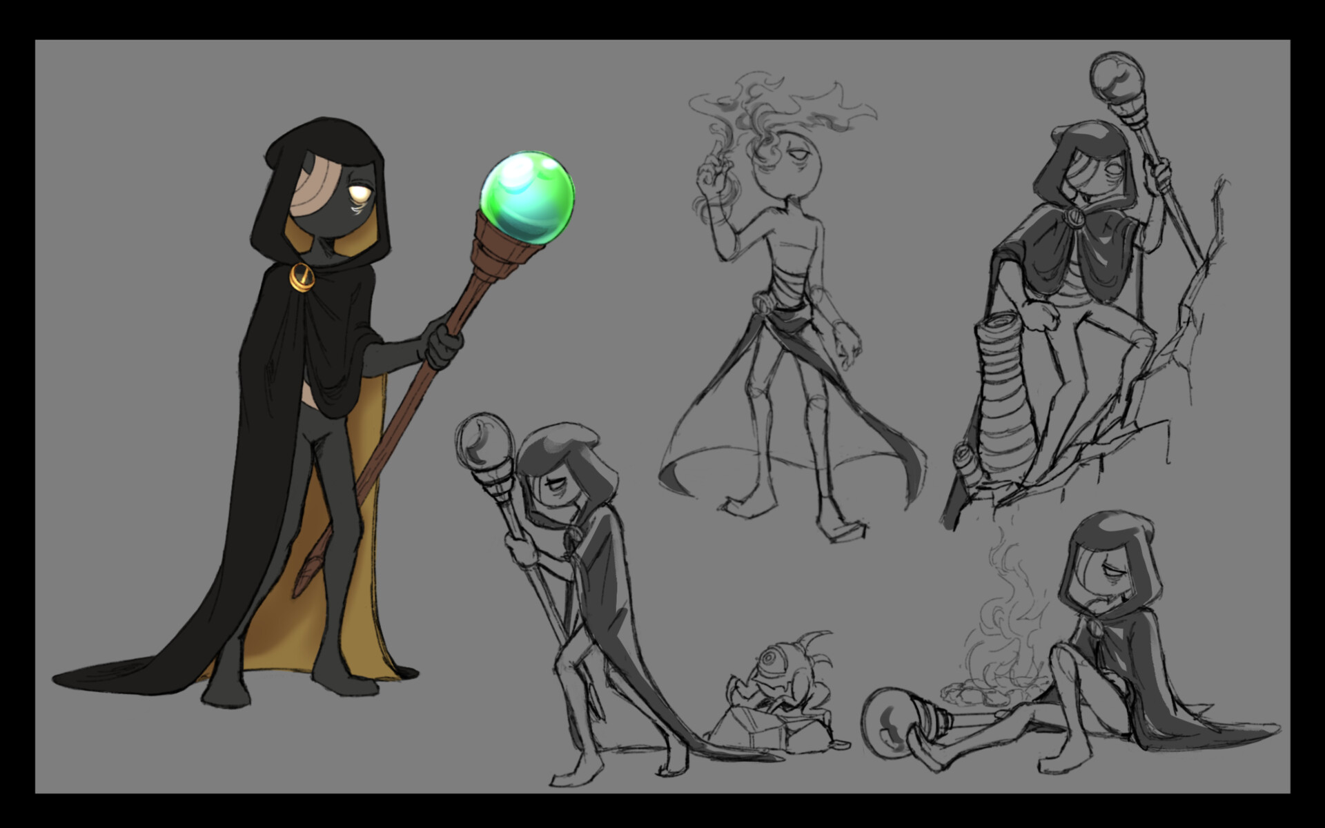 ArtStation - Meat (character sheet)