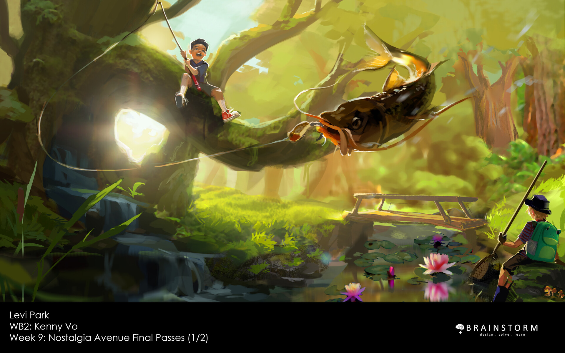 ArtStation - Nice Catch! (Nostalgia Avenue)