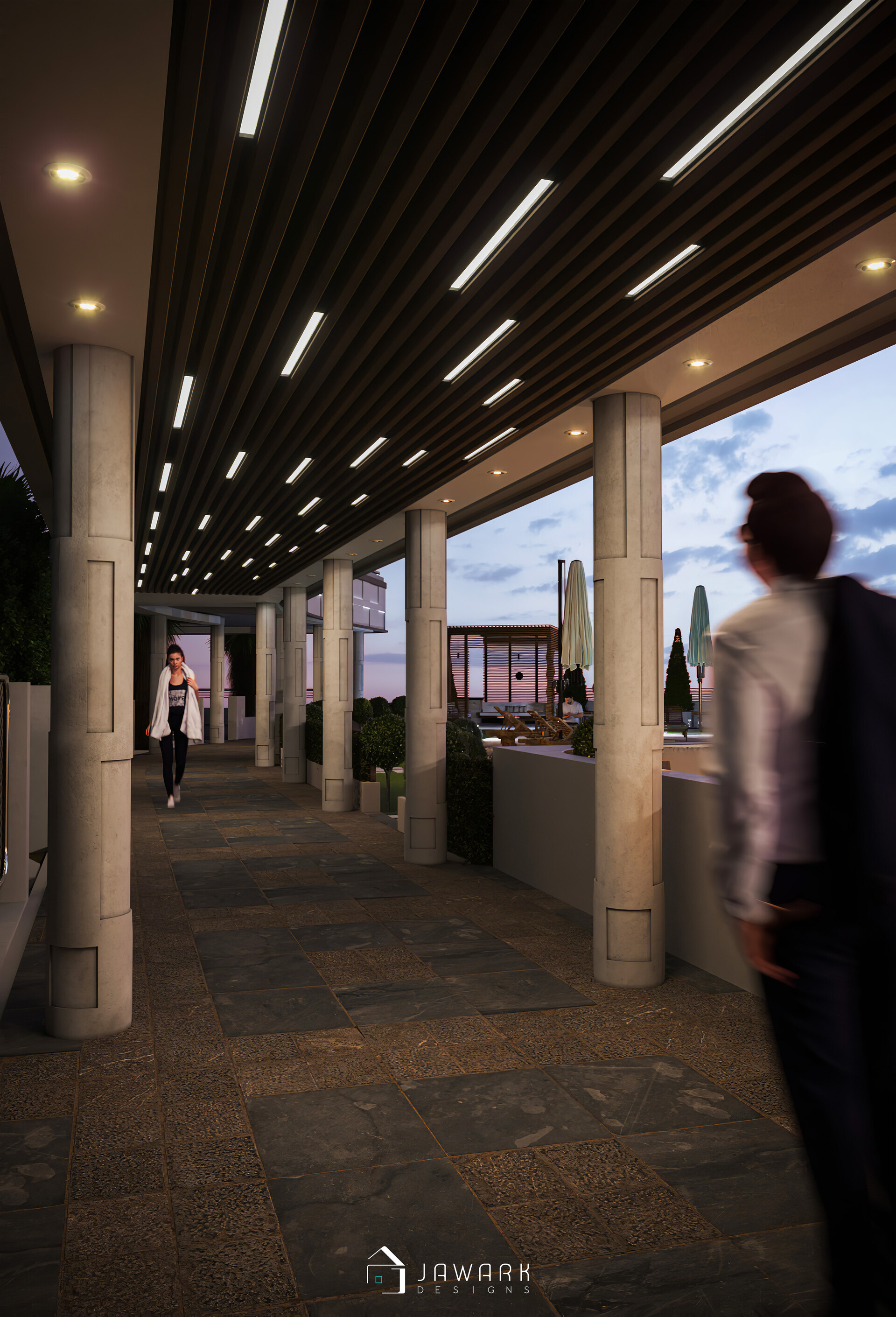 Jawark - La Joie Pyramids Pool View