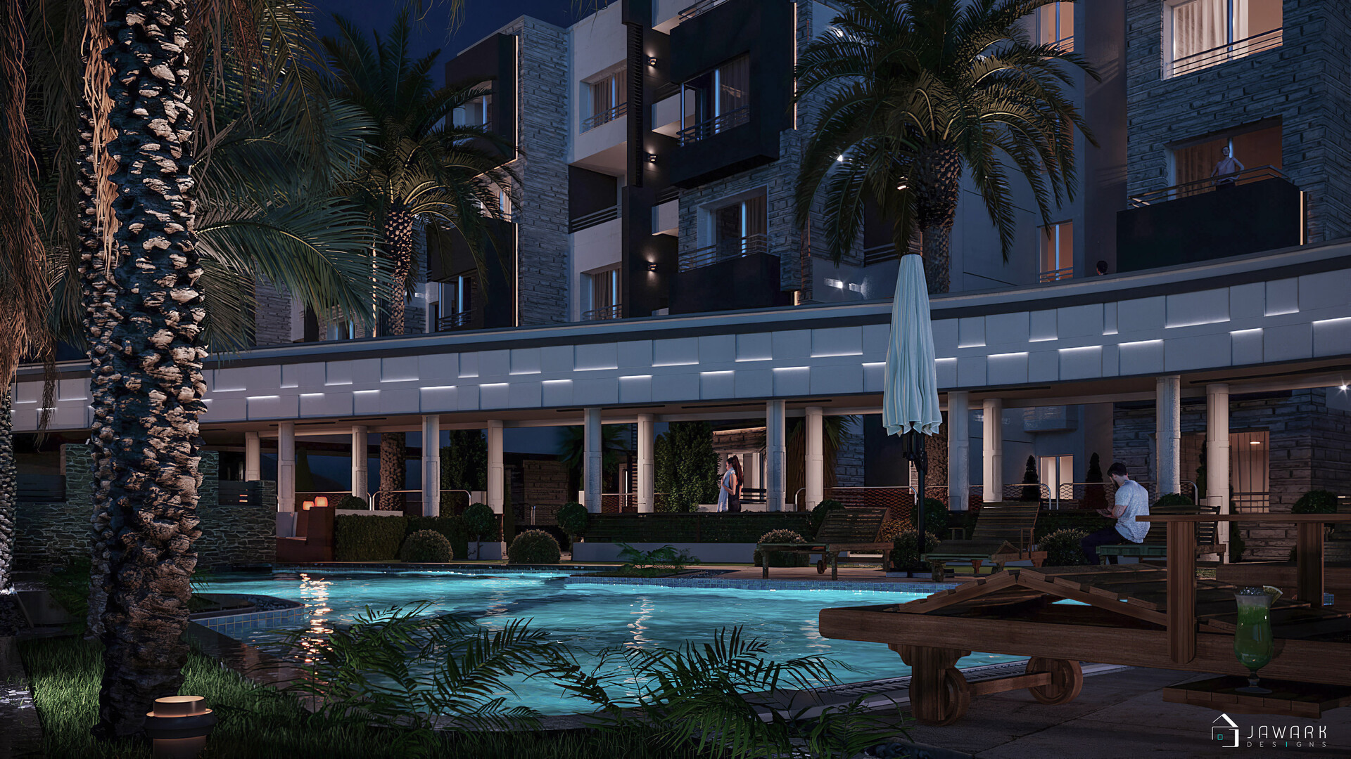 Jawark - La Joie Pyramids Pool View