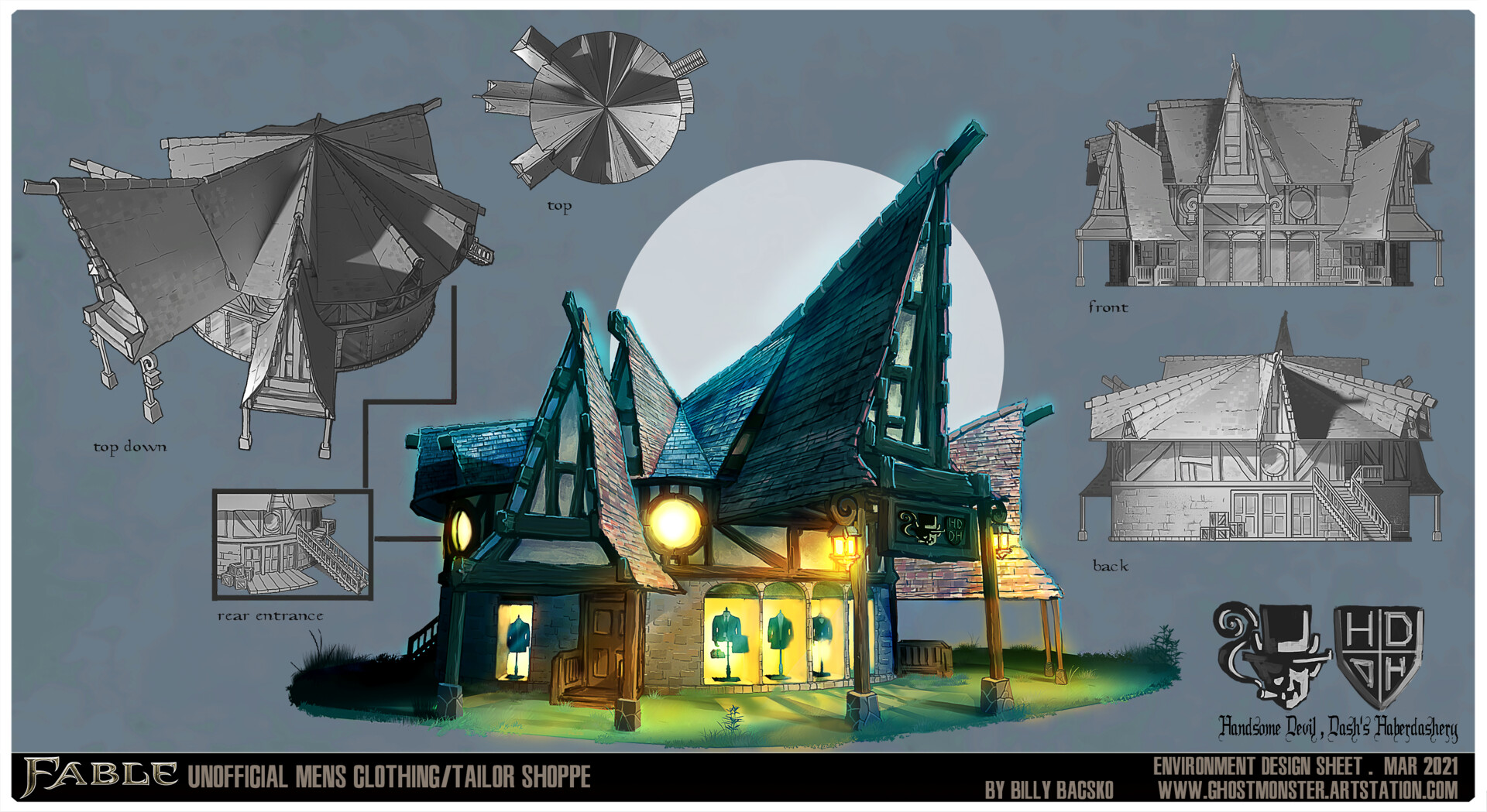 ArtStation - Fable Building - Haberdashery