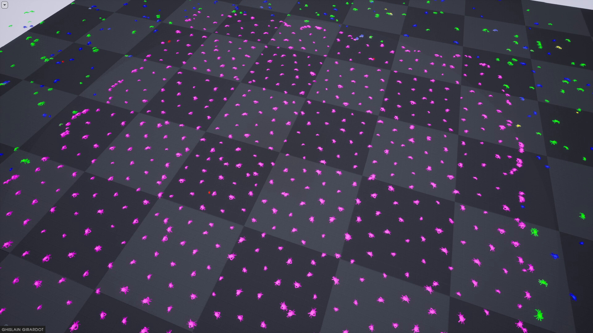 Ghislain GIRARDOT - Unreal Engine Niagara Particle System - Smart Crabs