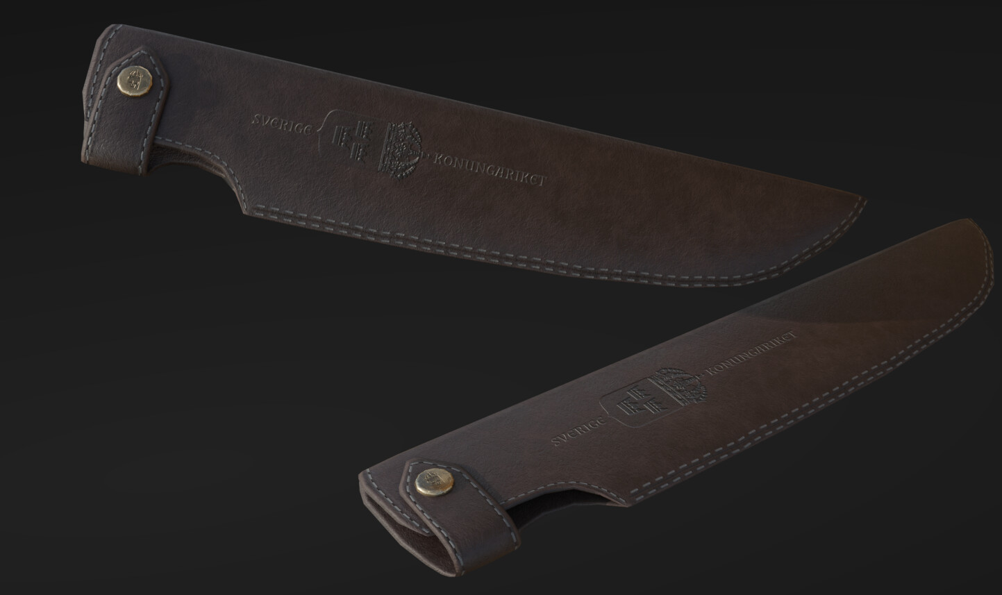 ArtStation - Knife Sheathe