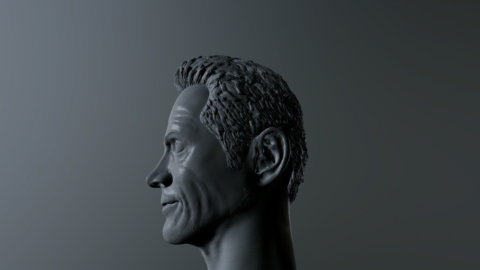 ArtStation - Tony Stark Endgame Head Sculpt / Oldman Robert Downey Jr ...