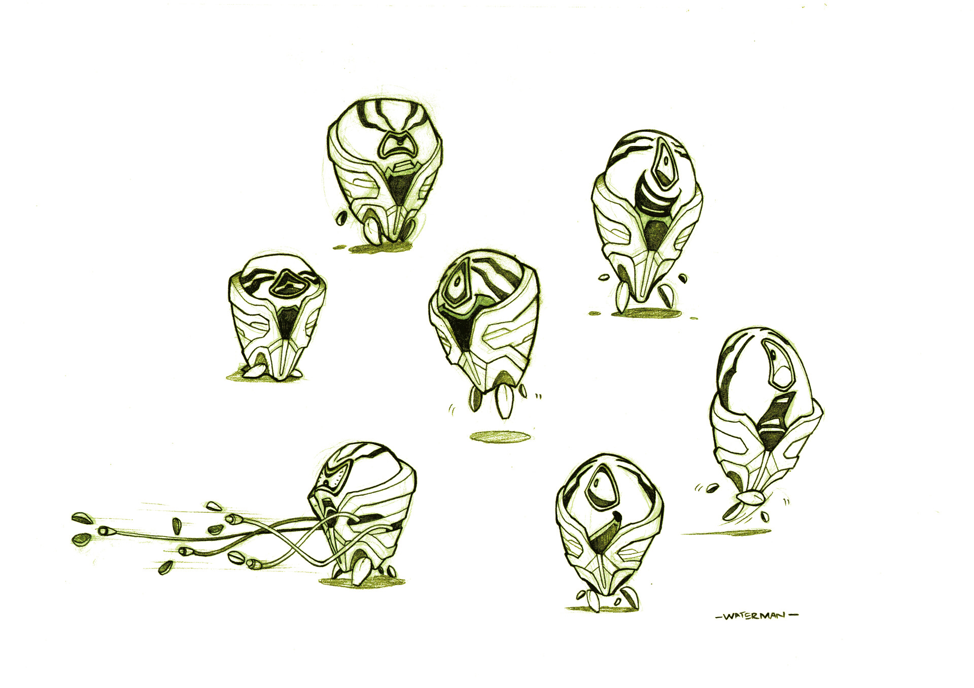 ArtStation - Q-BOT IDEA-002 (exploring ideas)