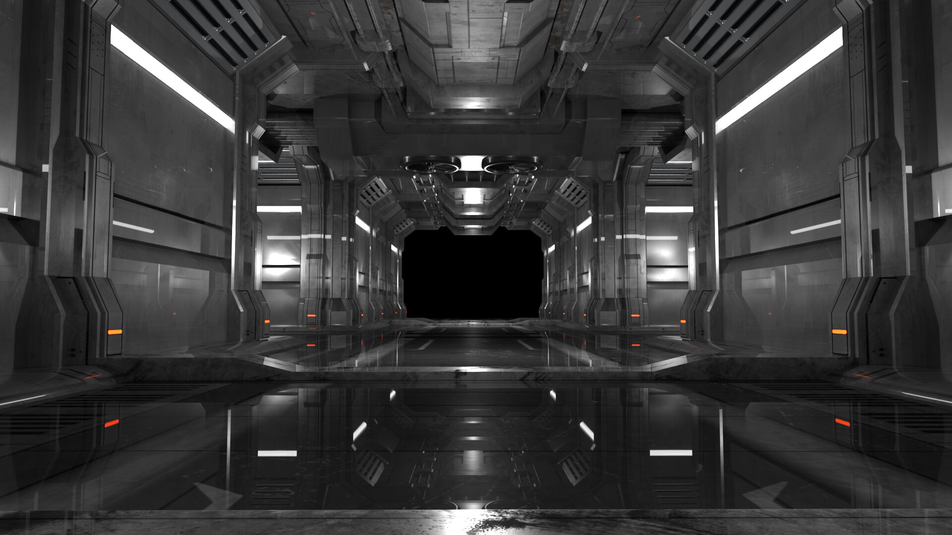 ArtStation - SF corridor