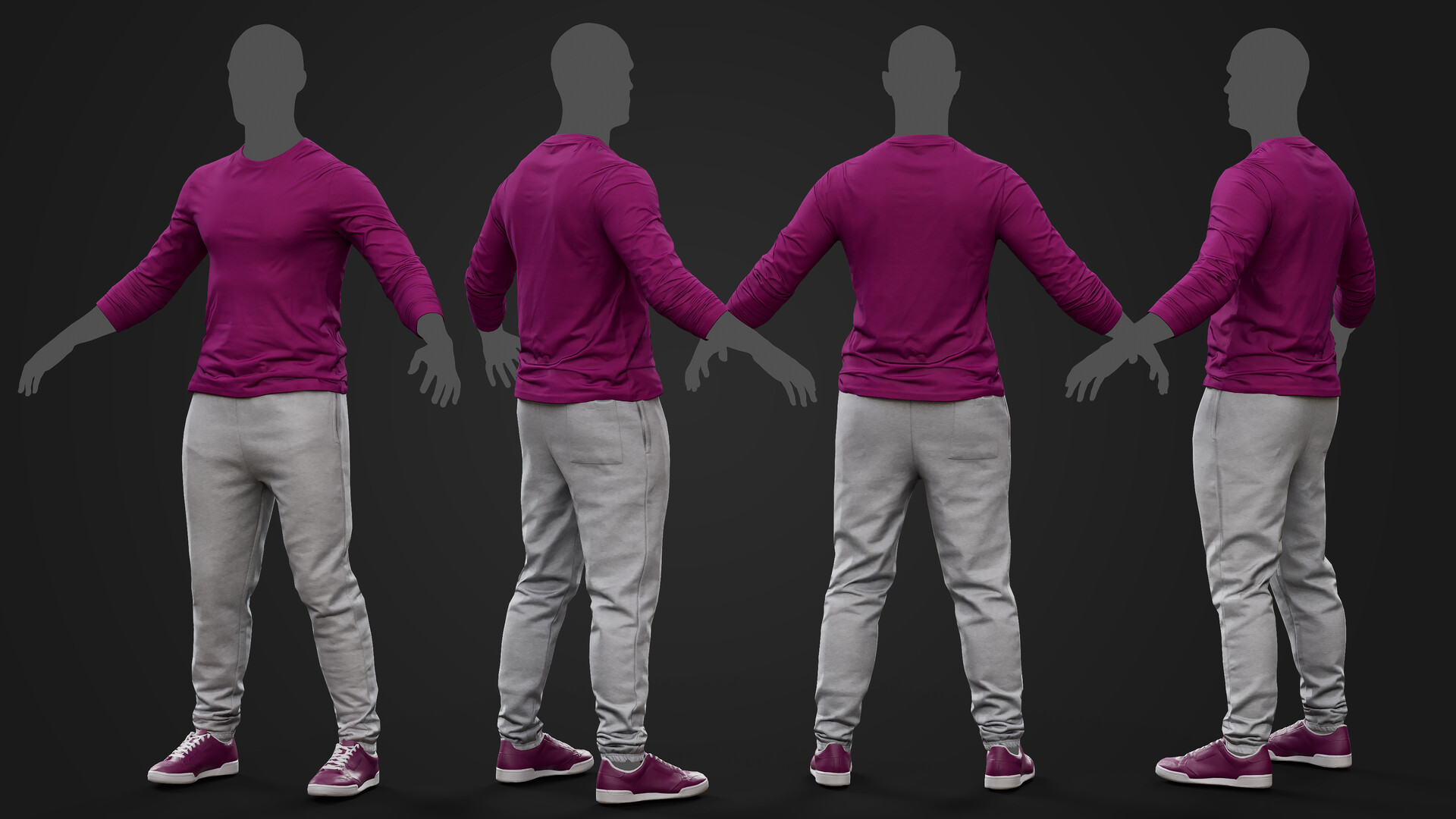 3D Scan Store - Modular Clothing Scans