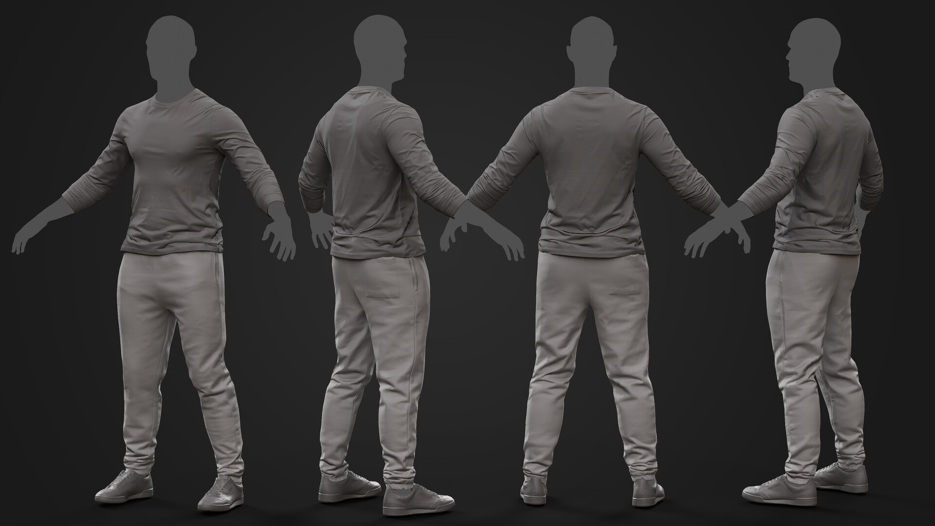 3D Scan Store - Modular Clothing Scans