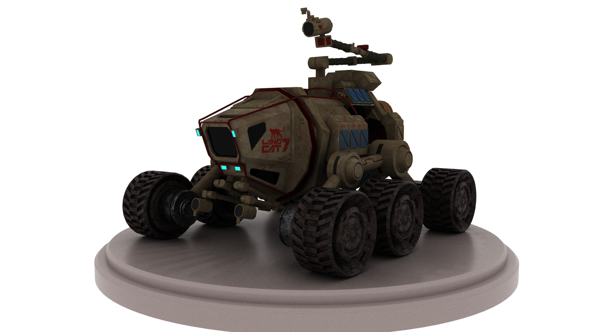 ArtStation - Mars Rover