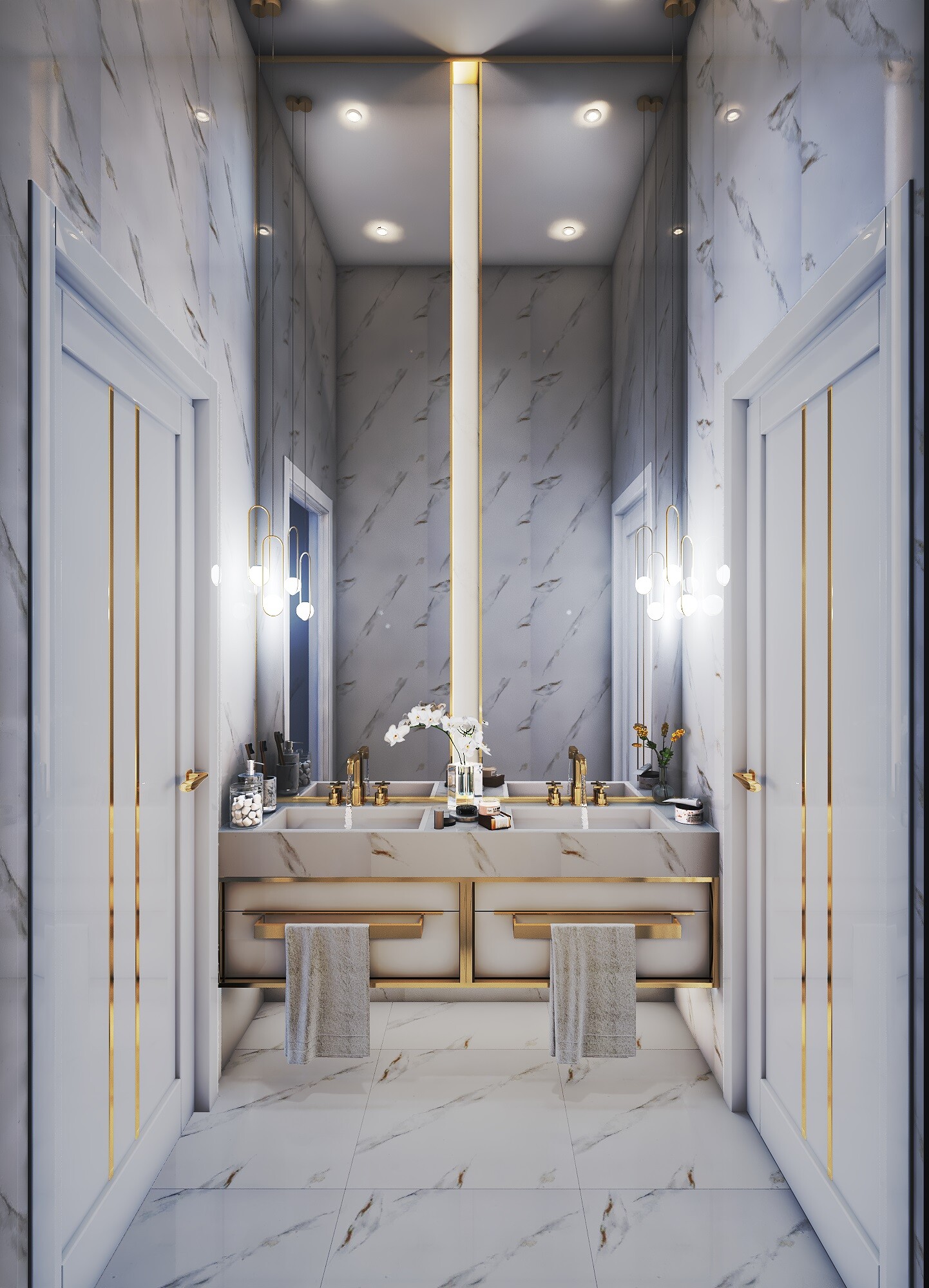 ArtStation - Modern Rest Room ( 2 proposals)