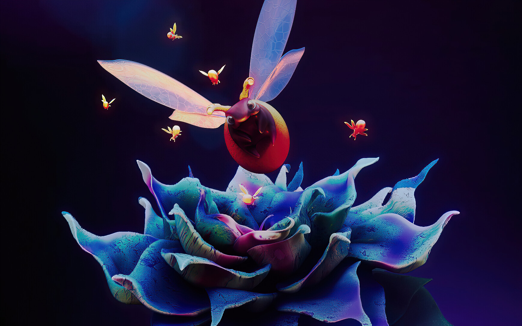 ArtStation - Firefly princess. casual character