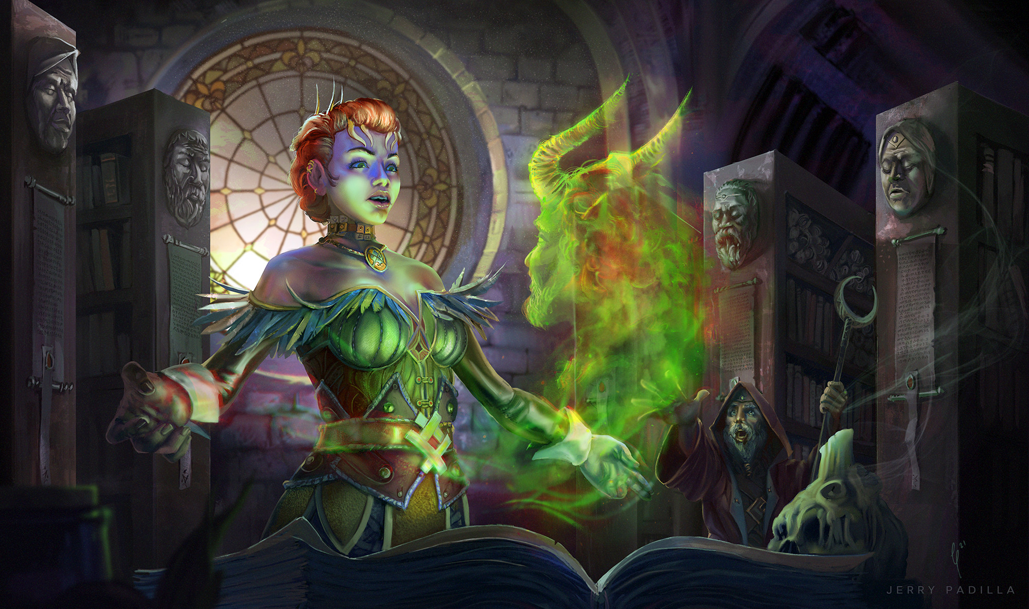 Spell, by Jerry Padilla : r/ImaginaryWitches