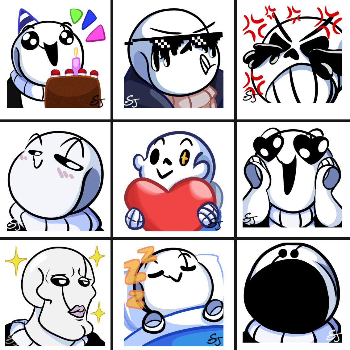 ArtStation - ParaverseTale Emotes!