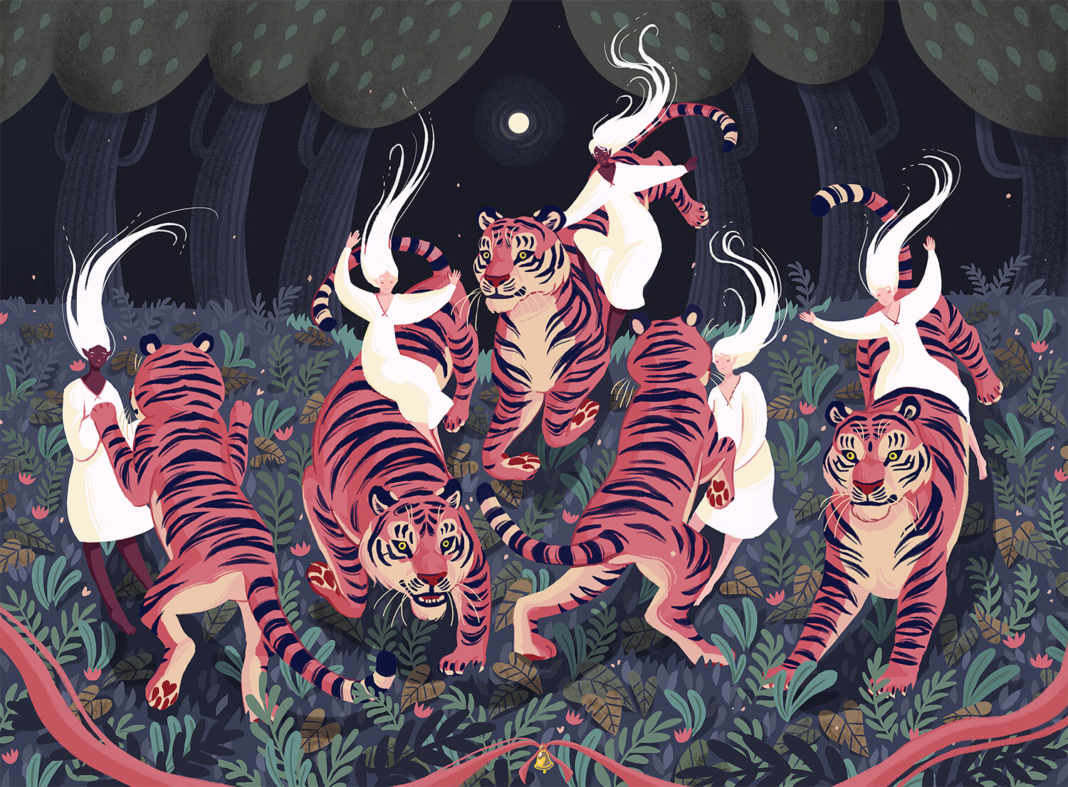 ArtStation - Dancing Tigers