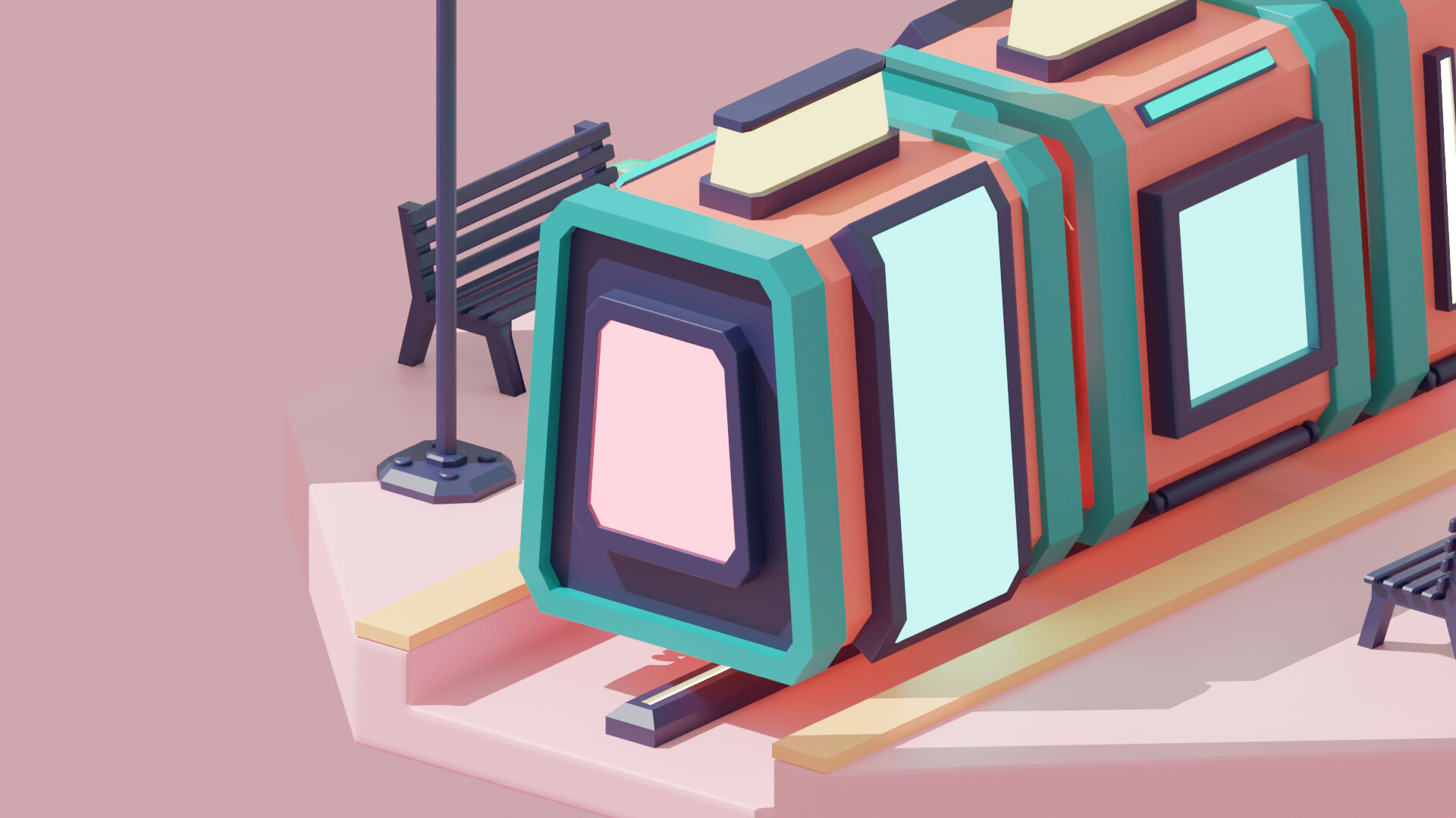 Tanawan Jamsri - PASTEL - NEON - CANDY (TRAIN)