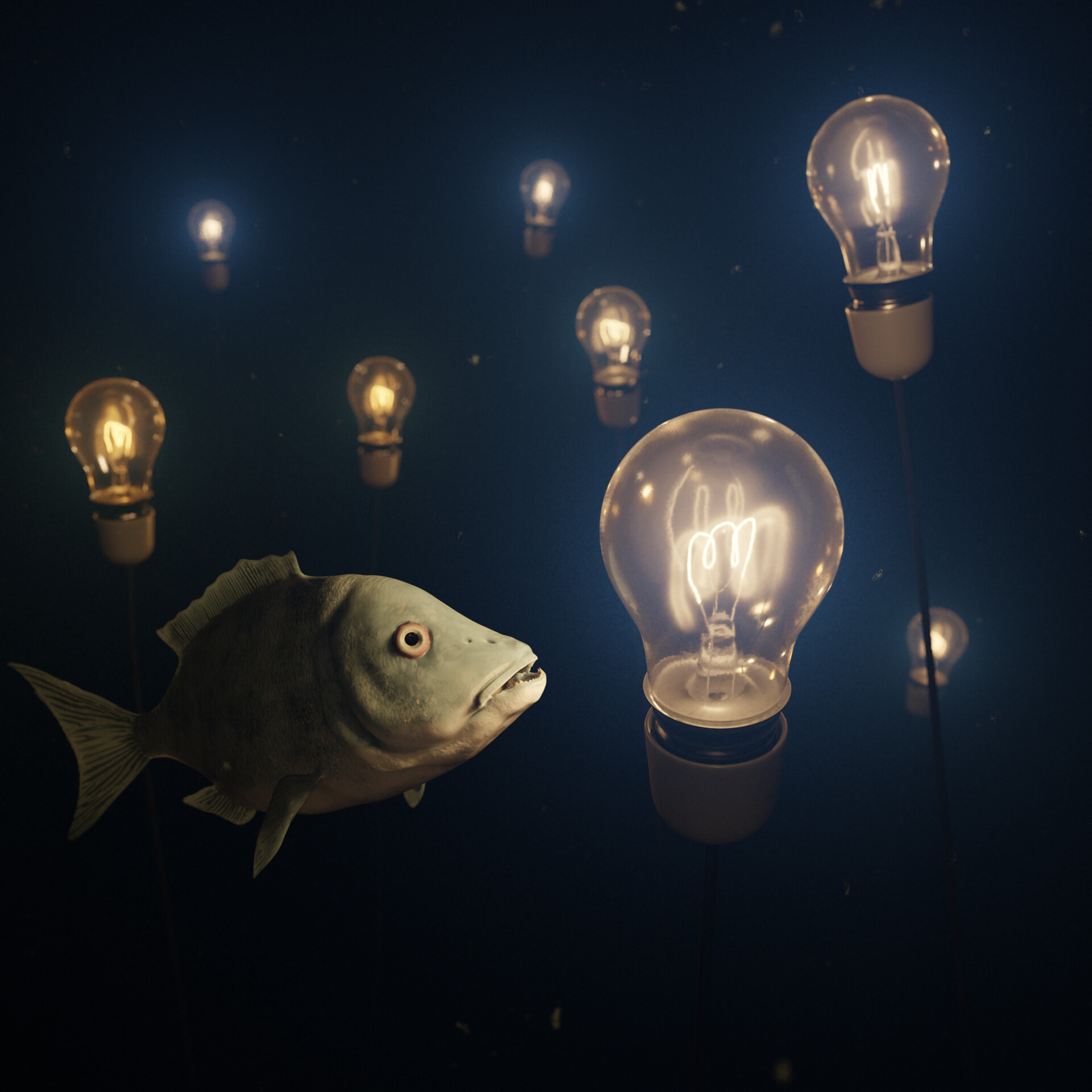 ArtStation - Deep Sea Lightbulbs