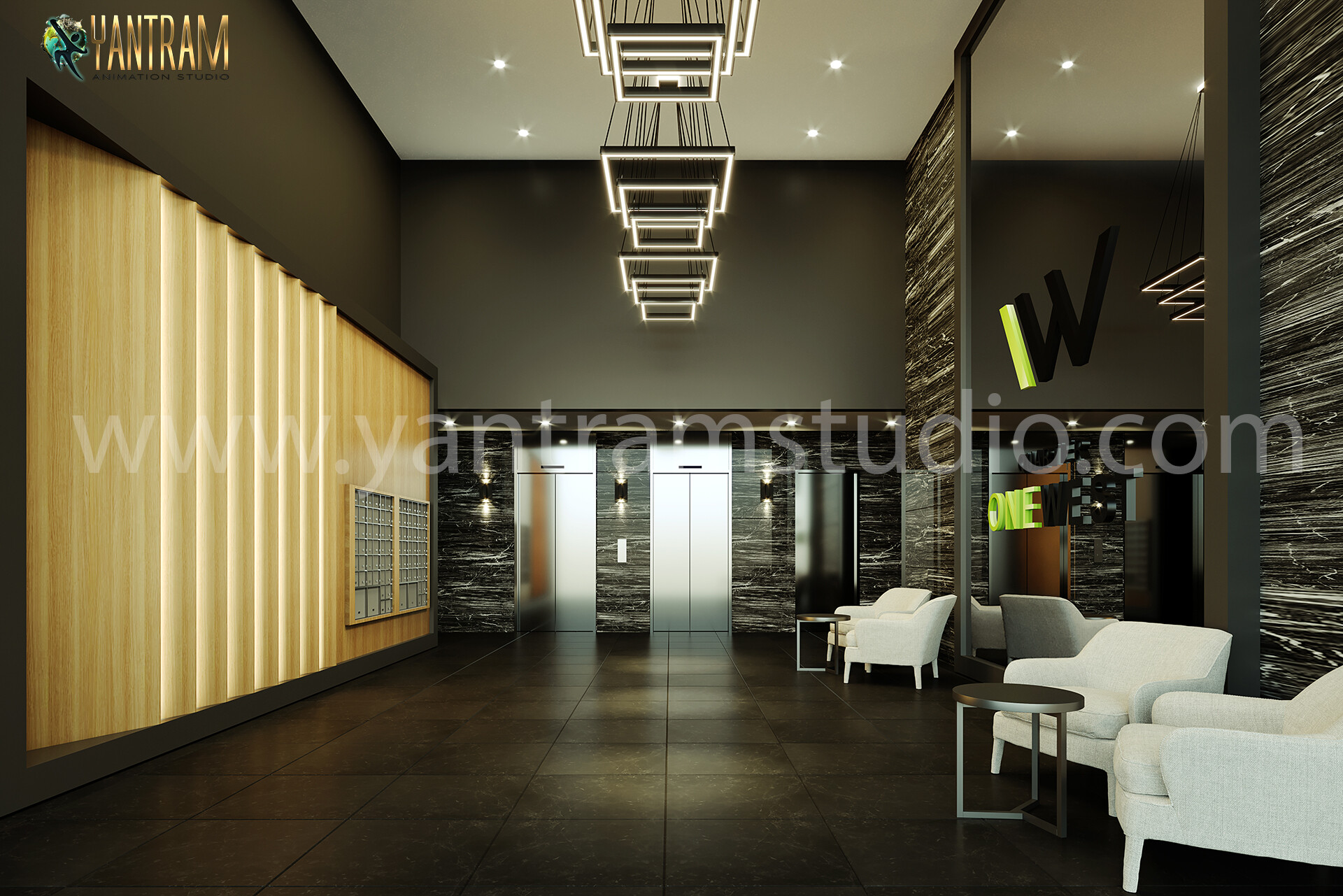 Yantram Architectural Design Studio - 3d interior design rendering ...