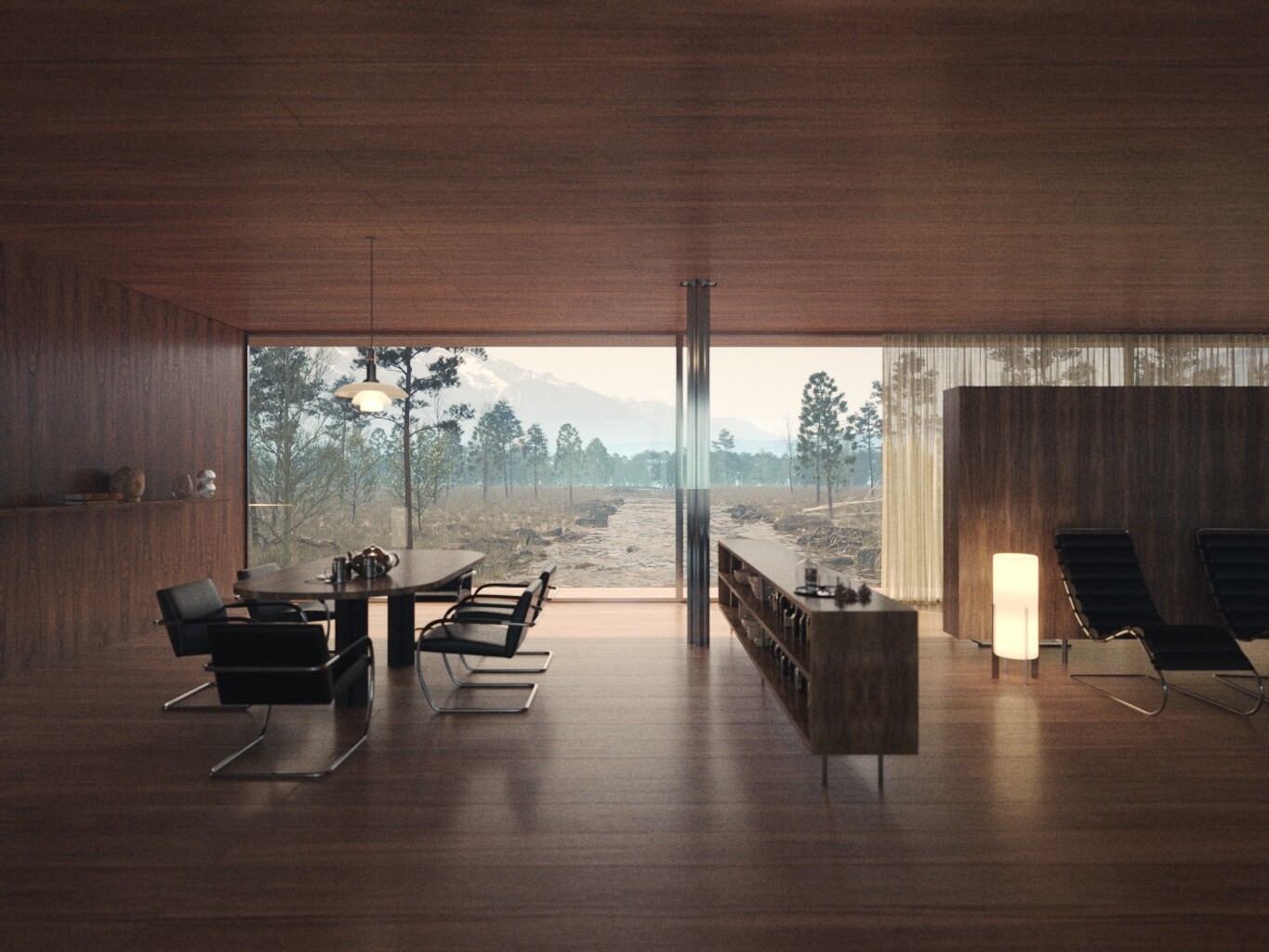 bhakta krpa - Resor House, 1938, Mies Van der Rohe