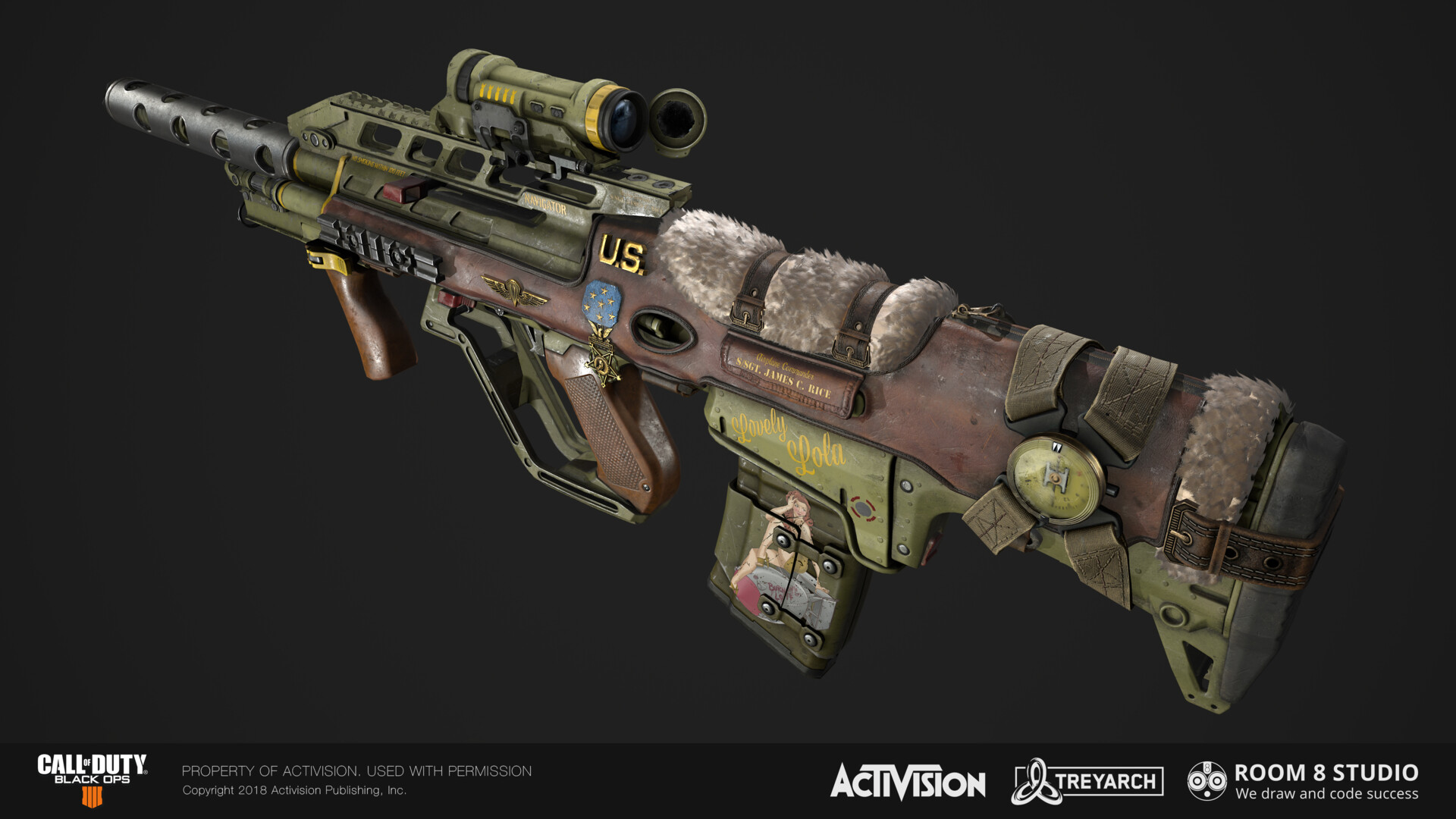 Room 8 Studio - Portfolio - Signature weapon