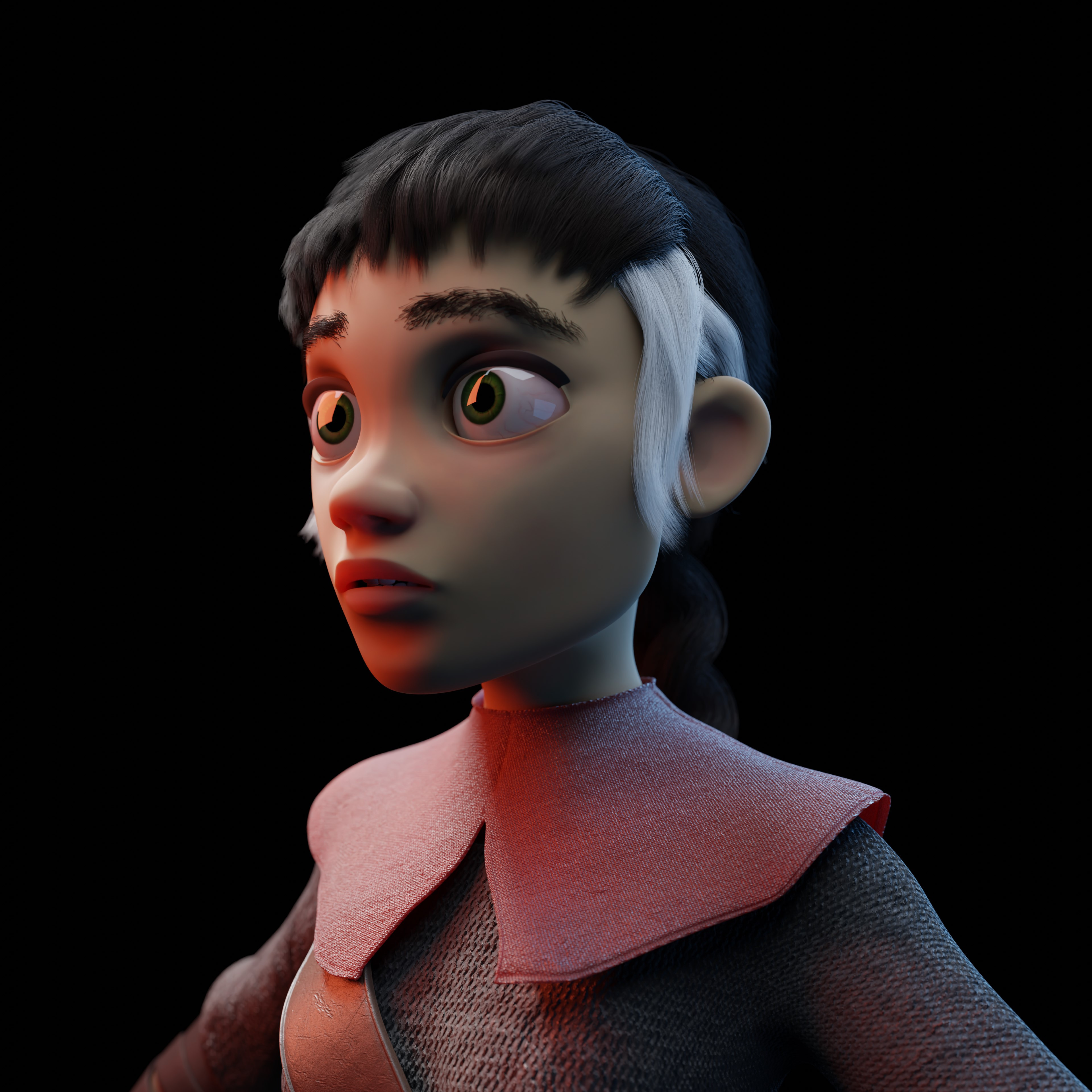 Sam Gielen - Zia - 3D Character Creation Workflow - (Blender 2.91)