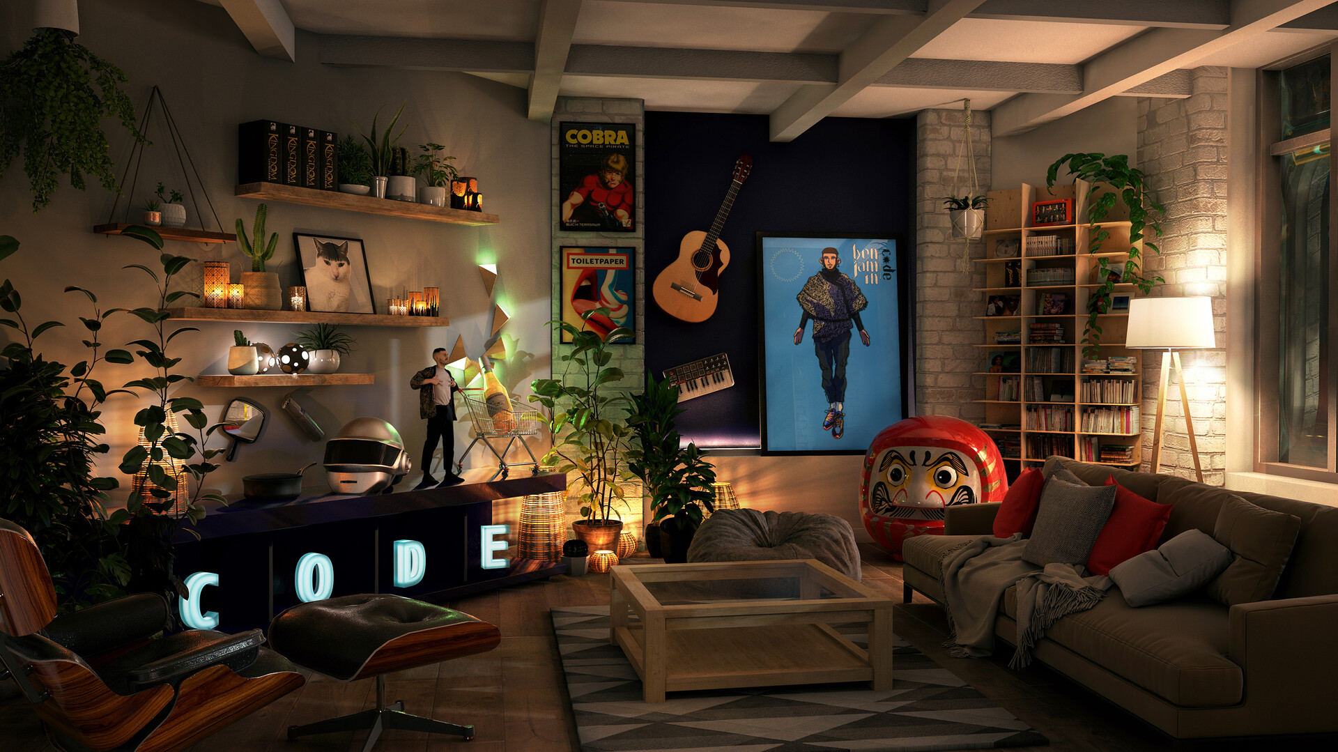 ArtStation - Benjamin Code Background - Interior apartment