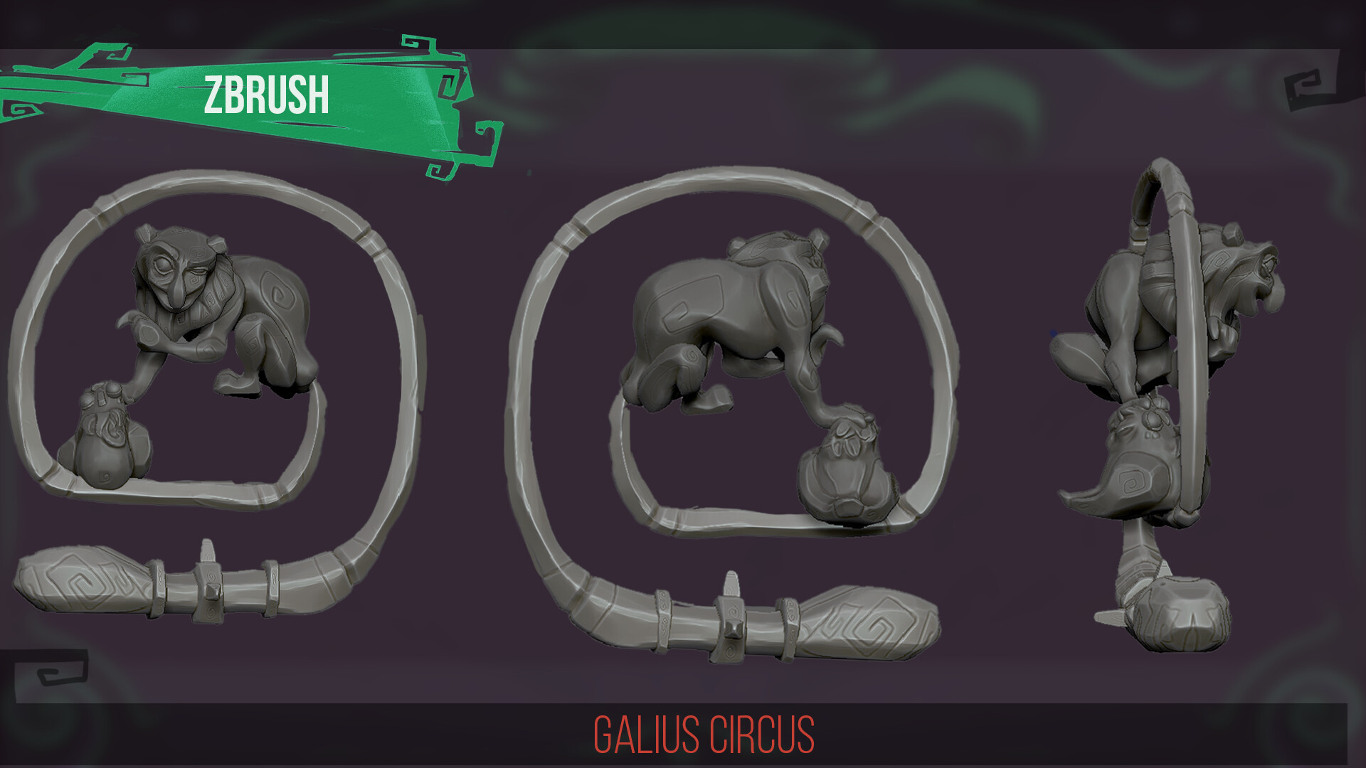 Marie Uzan - Groné & Groulio (Stylized character)